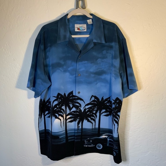 Ocean Current | Shirts | Ocean Current Mens Hawaiian Shirt With Cool ...